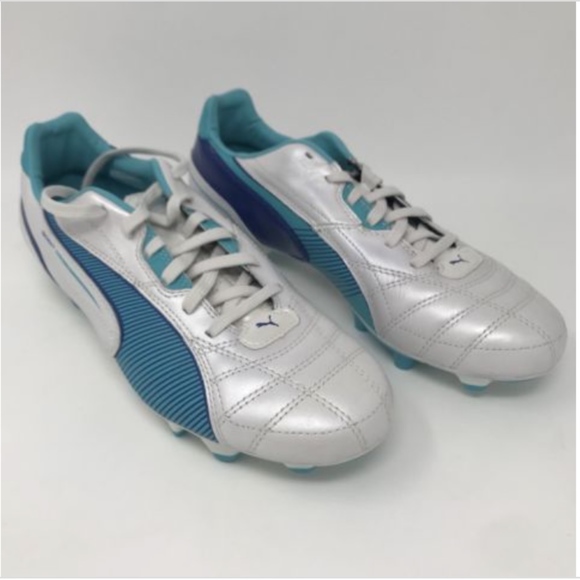 Puma | Shoes | Puma 209 Soccer Cleats Sprint Fg Metallic Blue | Poshmark